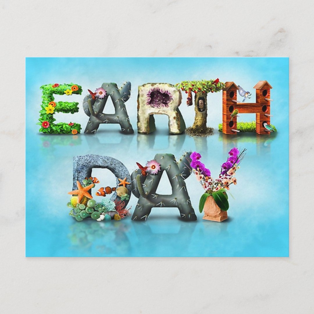 earth day postcard | Zazzle