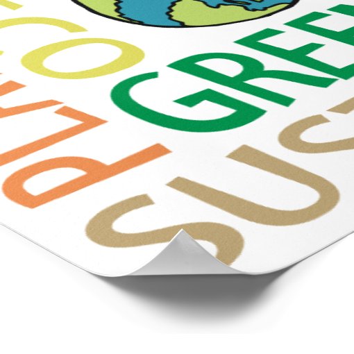 Earth Day Word Art Poster | Zazzle