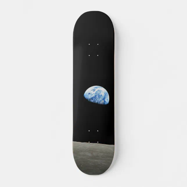 earth from moon space universe skateboard deck | Zazzle
