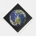 EARTH FROM SPACE Custom Paper Napkins | Zazzle