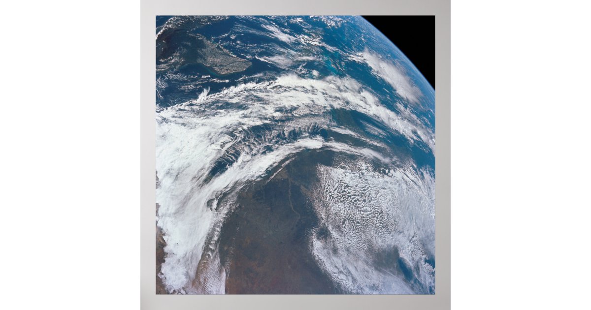Earth From The Apollo 12 Spacecraft. Poster | Zazzle