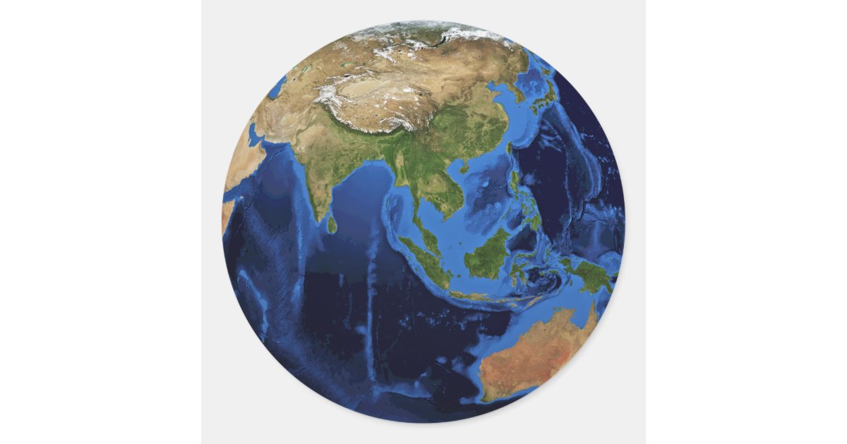 Earth globe stickers | Zazzle