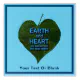 Earth - Heart Anagram Acrylic Print | Zazzle