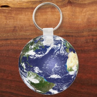 Earth Keychain | Zazzle