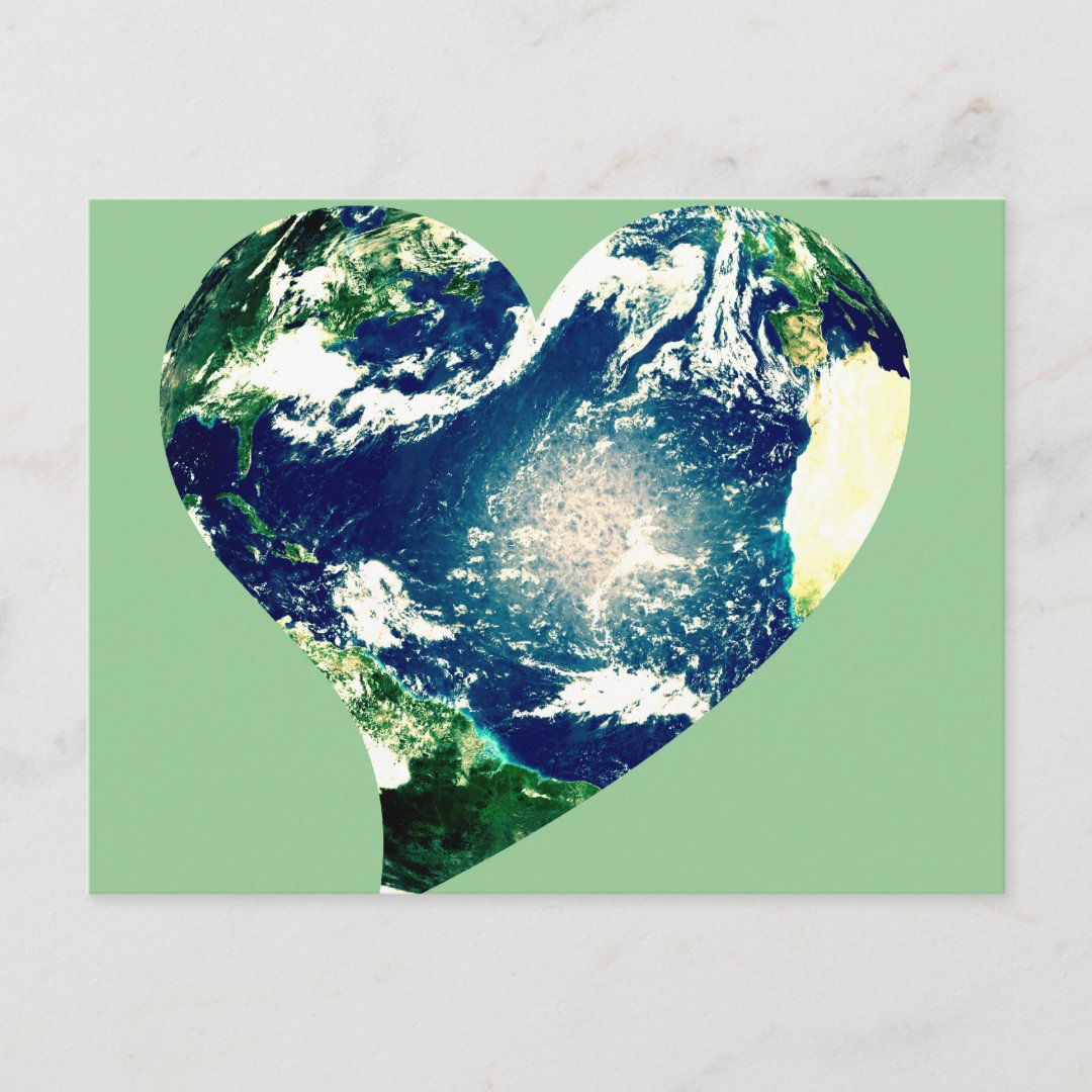 Earth Love Postcard | Zazzle