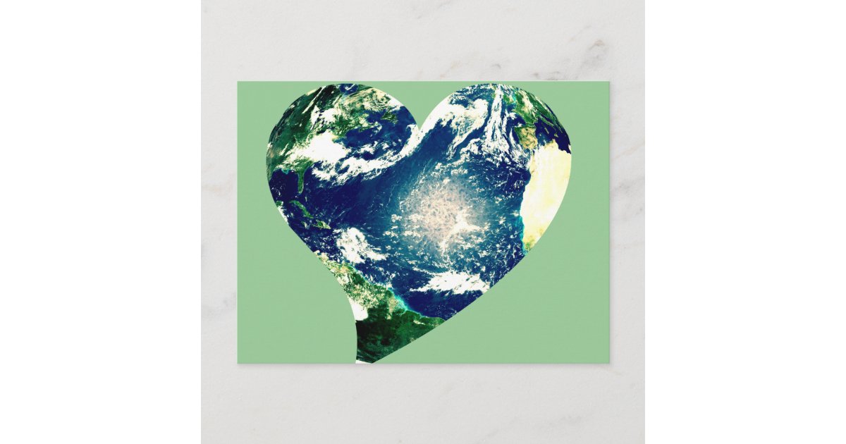 Earth Love Postcard | Zazzle