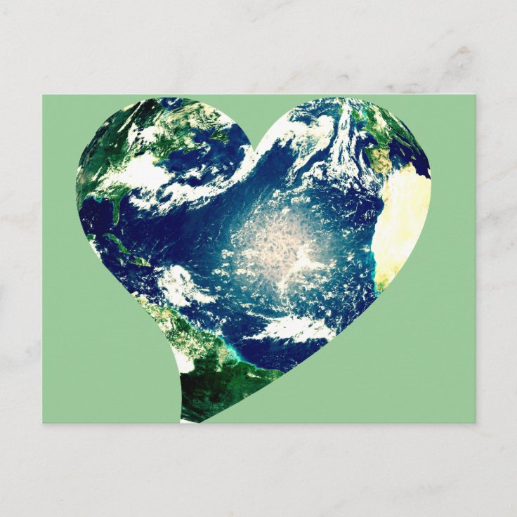Earth Love Postcard | Zazzle
