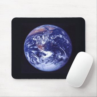 Earth Mousepad Apollo 17 Outer Space View | Zazzle
