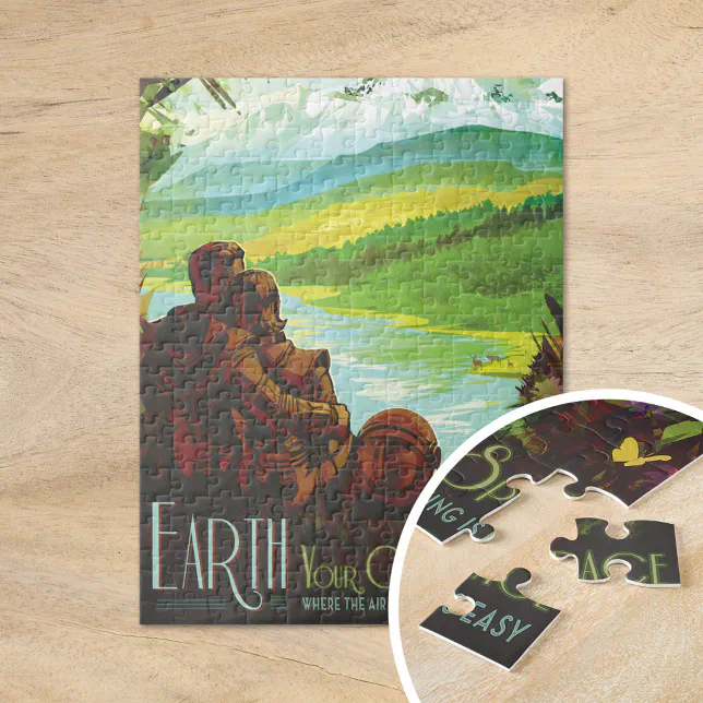 Earth | NASA Visions of the Future Jigsaw Puzzle | Zazzle