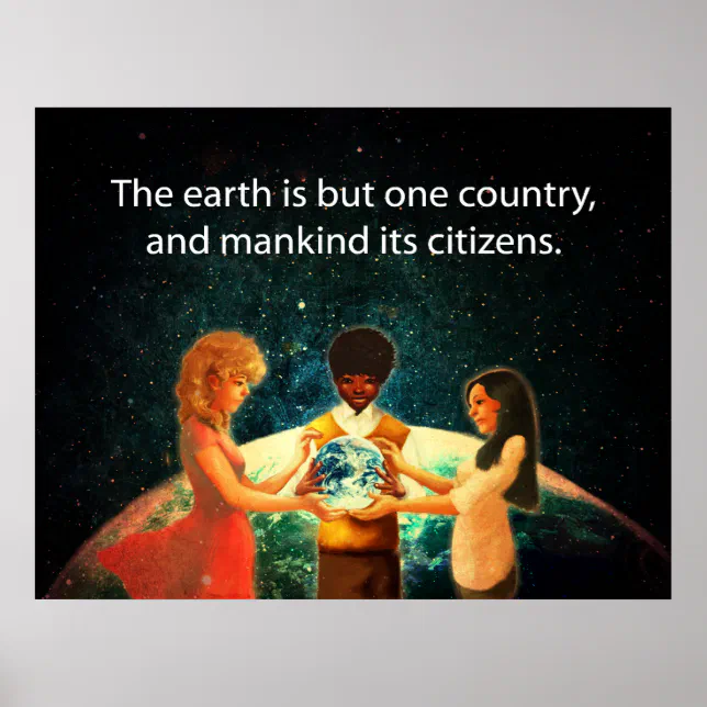 Earth One Country Poster | Zazzle