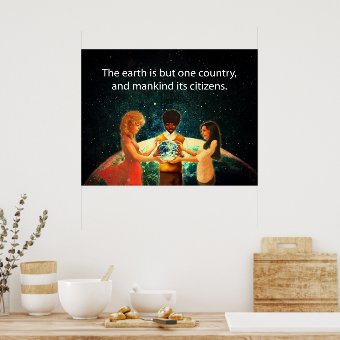 Earth One Country Poster | Zazzle