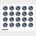 Earth Our World Round Stickers | Zazzle