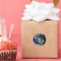 Earth Our World Round Stickers | Zazzle