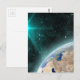 Earth Outer Space Postcard | Zazzle