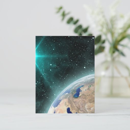 Earth Outer Space Postcard | Zazzle