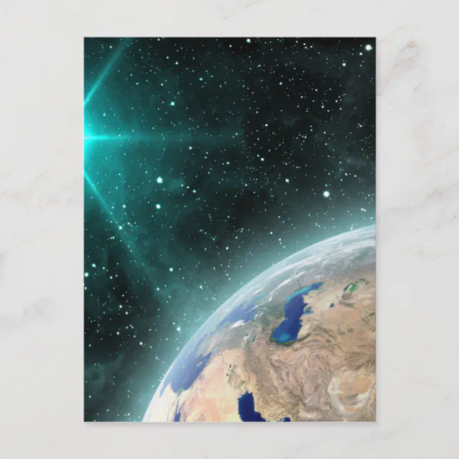 Earth Outer Space Postcard | Zazzle