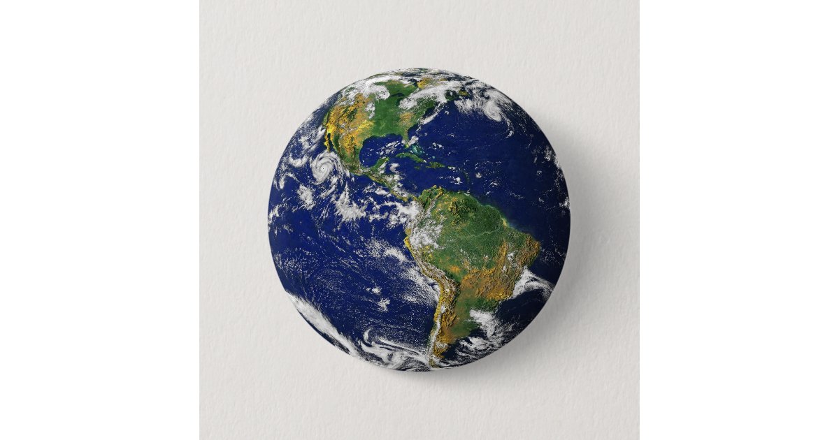 Earth Pinback Button | Zazzle