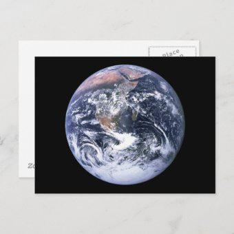 Earth Postcard | Zazzle