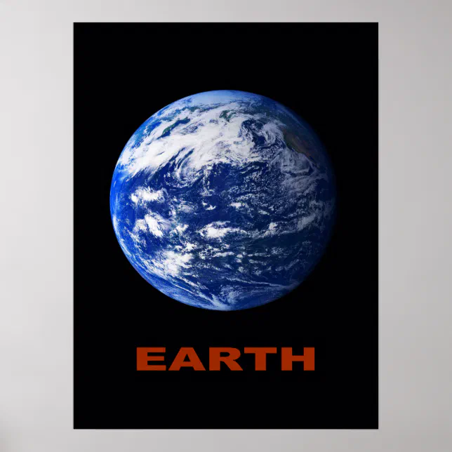 Earth Poster | Zazzle
