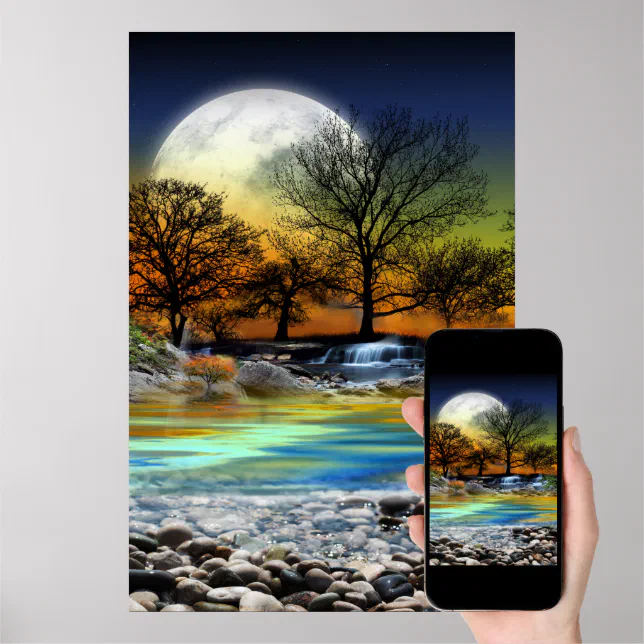 Earth Power Background Card Design Poster | Zazzle