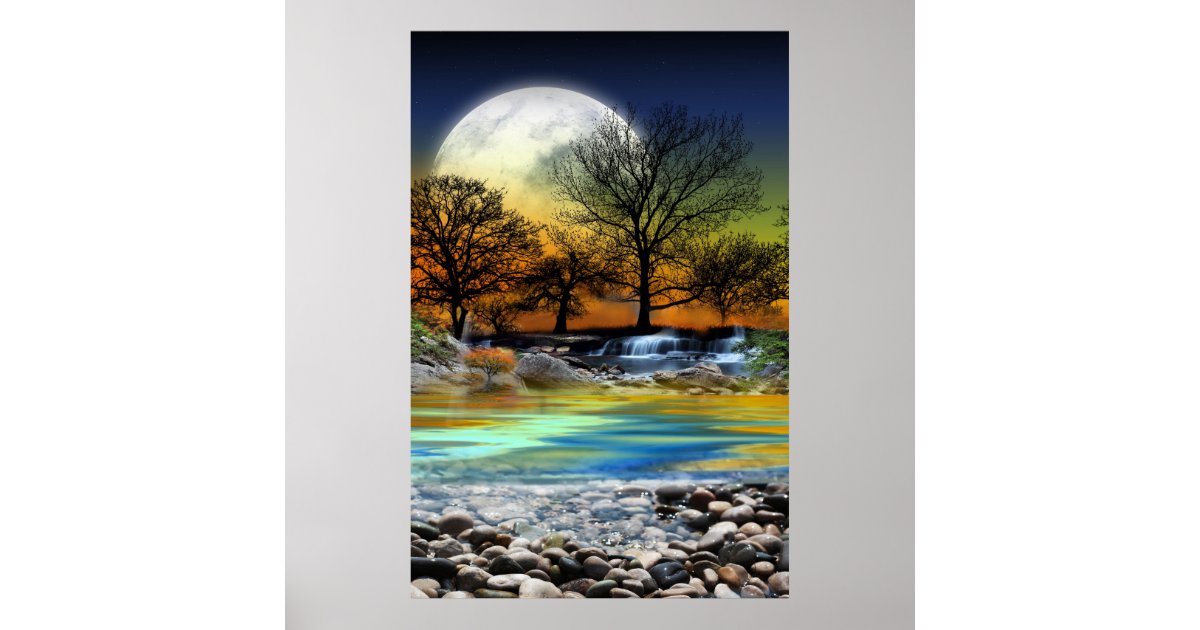 Earth Power Background Card Design Poster | Zazzle