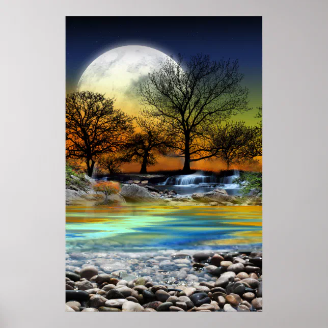 Earth Power Background Card Design Poster | Zazzle