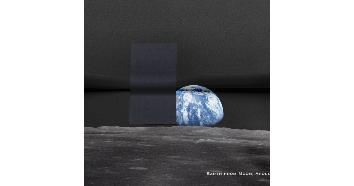 Earth Rising Over Moon, Apollo 11, 1969 Decoupage Tissue Paper | Zazzle