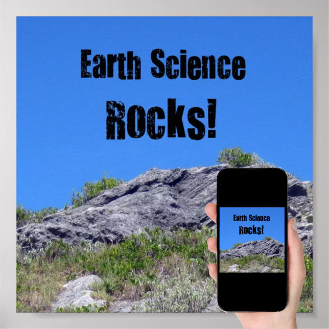 Earth Science Rocks! Poster | Zazzle