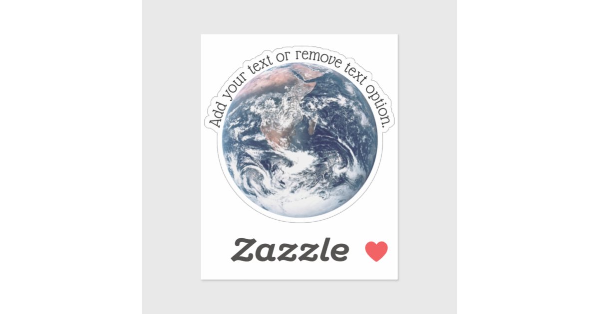Earth Sticker | Zazzle