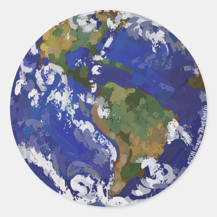 Earth Stickers | Zazzle.com