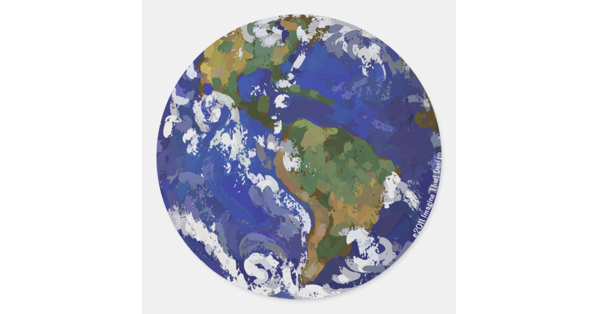 Earth Stickers | Zazzle.com