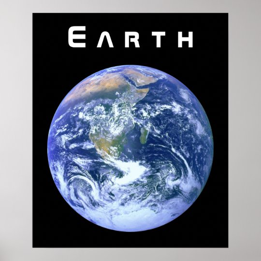 Earth - The Blue Marble Poster | Zazzle.com