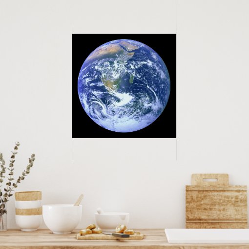 Earth - The Blue Marble Poster | Zazzle