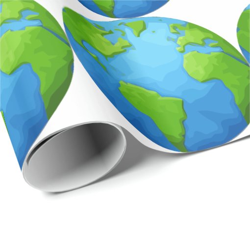 earth wrapping paper | Zazzle
