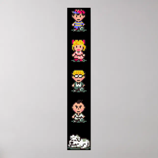 Earthbound - Characters Poster | Zazzle