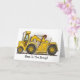 Earthmover Construction Note Card | Zazzle