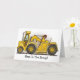 Earthmover Construction Note Card | Zazzle