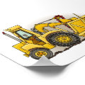 Earthmover Construction Poster | Zazzle