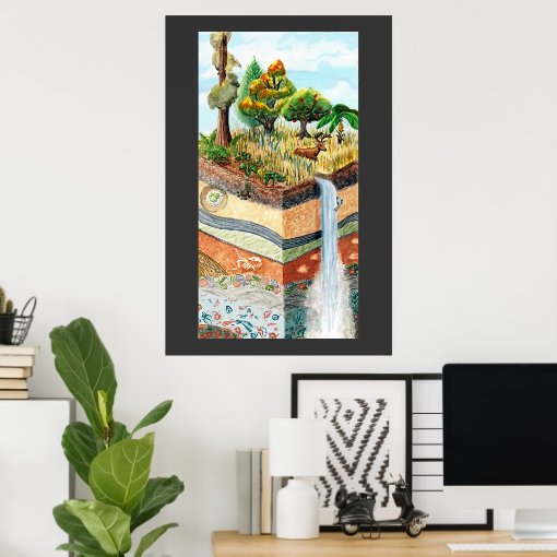 Earth's Layers Poster | Zazzle