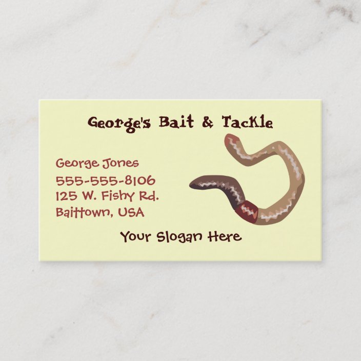 Earthworm Business card | Zazzle.com