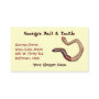 Earthworm Business card | Zazzle