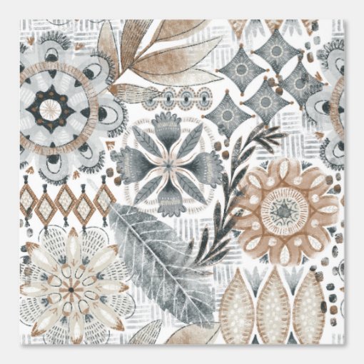 Earthy Bohemian Wallpaper | Zazzle