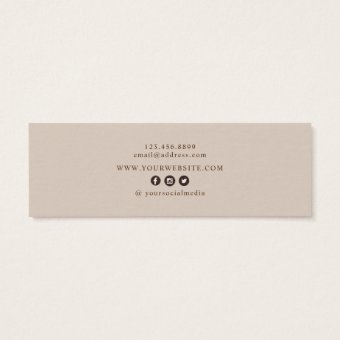 Earthy Floral • Earring Hoops Studs Display Card | Zazzle