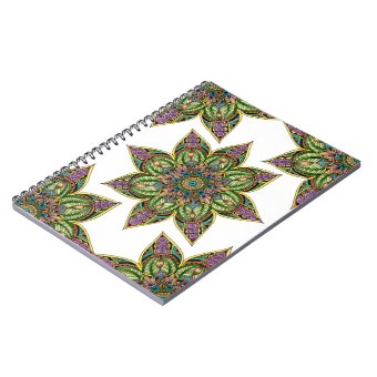Earthy Mandala Design Notebook | Zazzle