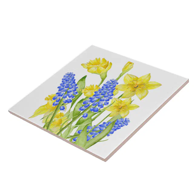 Earthy Spring on a Ceramic Tile (M,D) | Zazzle