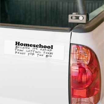 Easier Than the Bus Bumper Sticker | Zazzle