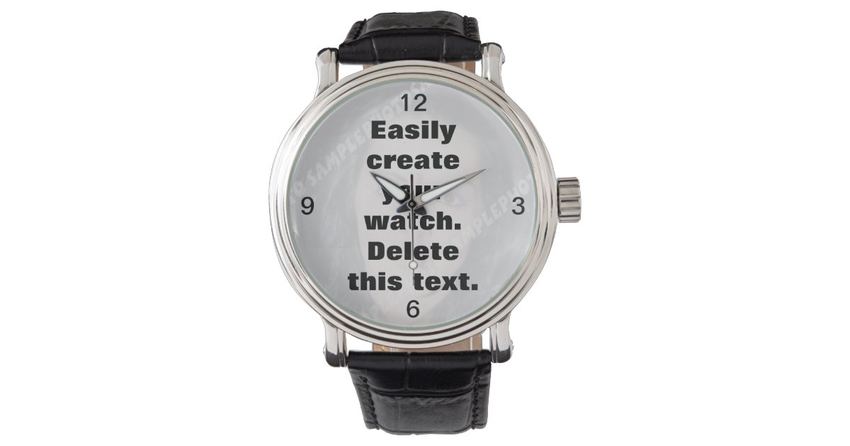 Easily create your own custom watch | Zazzle