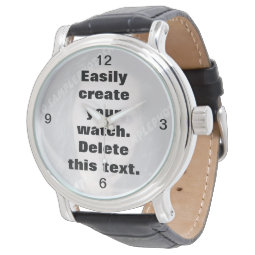 Easily create your own custom watch | Zazzle