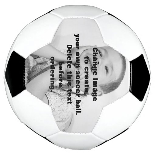 Easily create your own personalized photo soccer ball | Zazzle