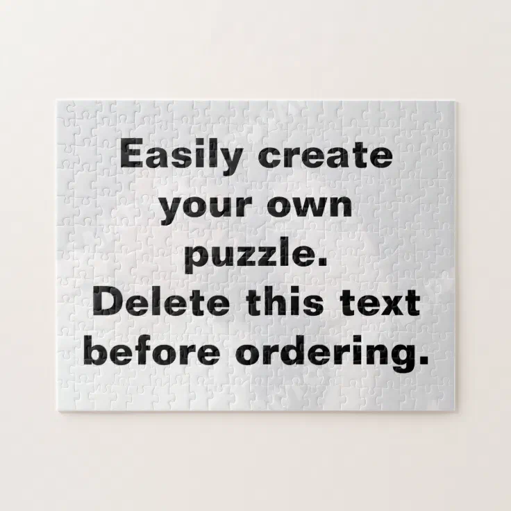 Easily create your own puzzle with your photo | Zazzle